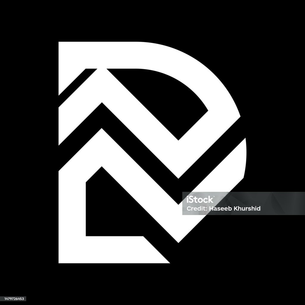 Logo Dn Minimal Icône Dune Lettre Dn Sur Fond De Luxe Idée De Logo