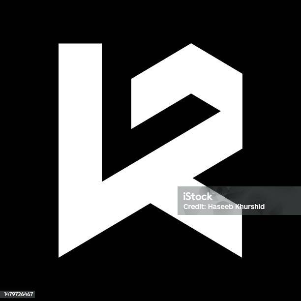 Logo Rl Minimal Icône Dune Lettre Lr Sur Fond De Luxe Idée De Logo