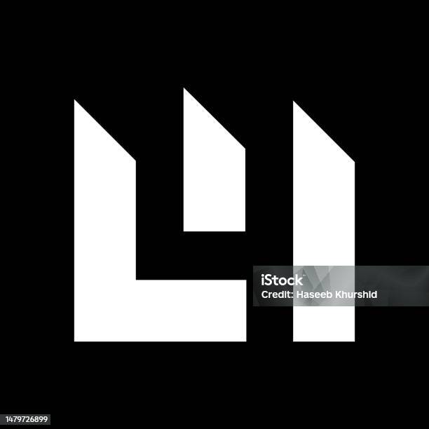 Logo Wl Minimal Icône Dune Lettre Wl Sur Fond De Luxe Idée De Logo
