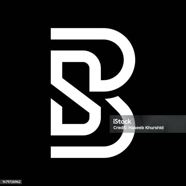 Logo Sb Minimal Icône Dune Lettre Sb Sur Fond De Luxe Idée De Logo