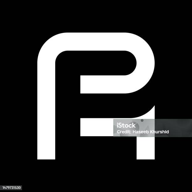 Logo Hp Minimal Icône Dune Lettre Hp Sur Fond De Luxe Idée De Logo
