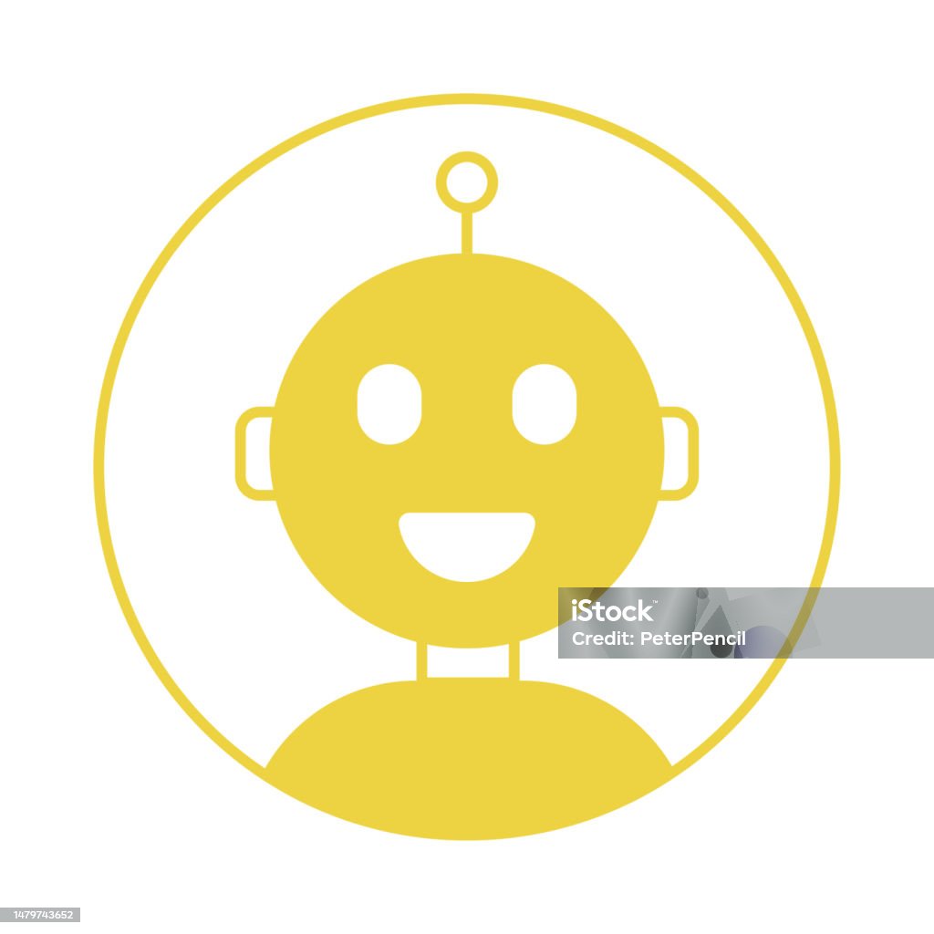 Robot Artificial Intelligence Avatar Icon Profile Diverse Bot Face For
