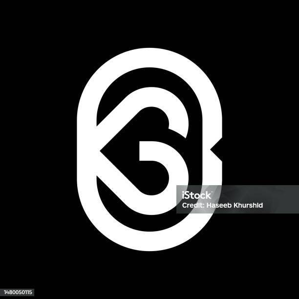 Logo Bg Minimal Icône Dune Lettre Gb Sur Fond De Luxe Idée De Logo