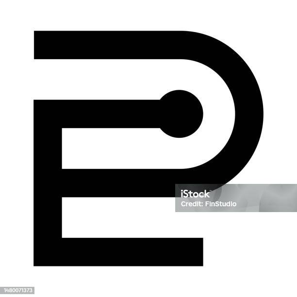 Logo Ep Awal Inovatif Profesional Dan Logo Pe Huruf Ep Atau Pe Monogram