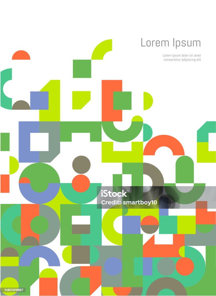 Abstract Geometric Pattern Template Stock Illustration Download Image Now Abstract