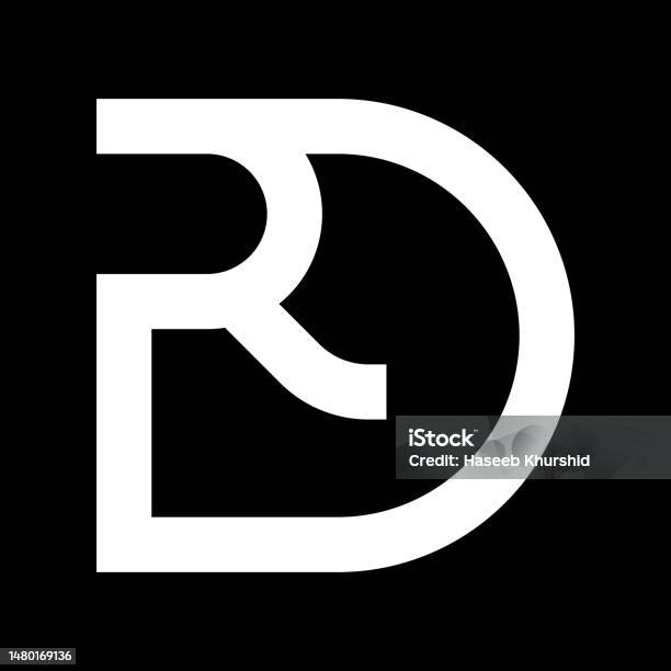Logo Dr Minimal Icône Dune Lettre Rd Sur Fond De Luxe Idée De Logo