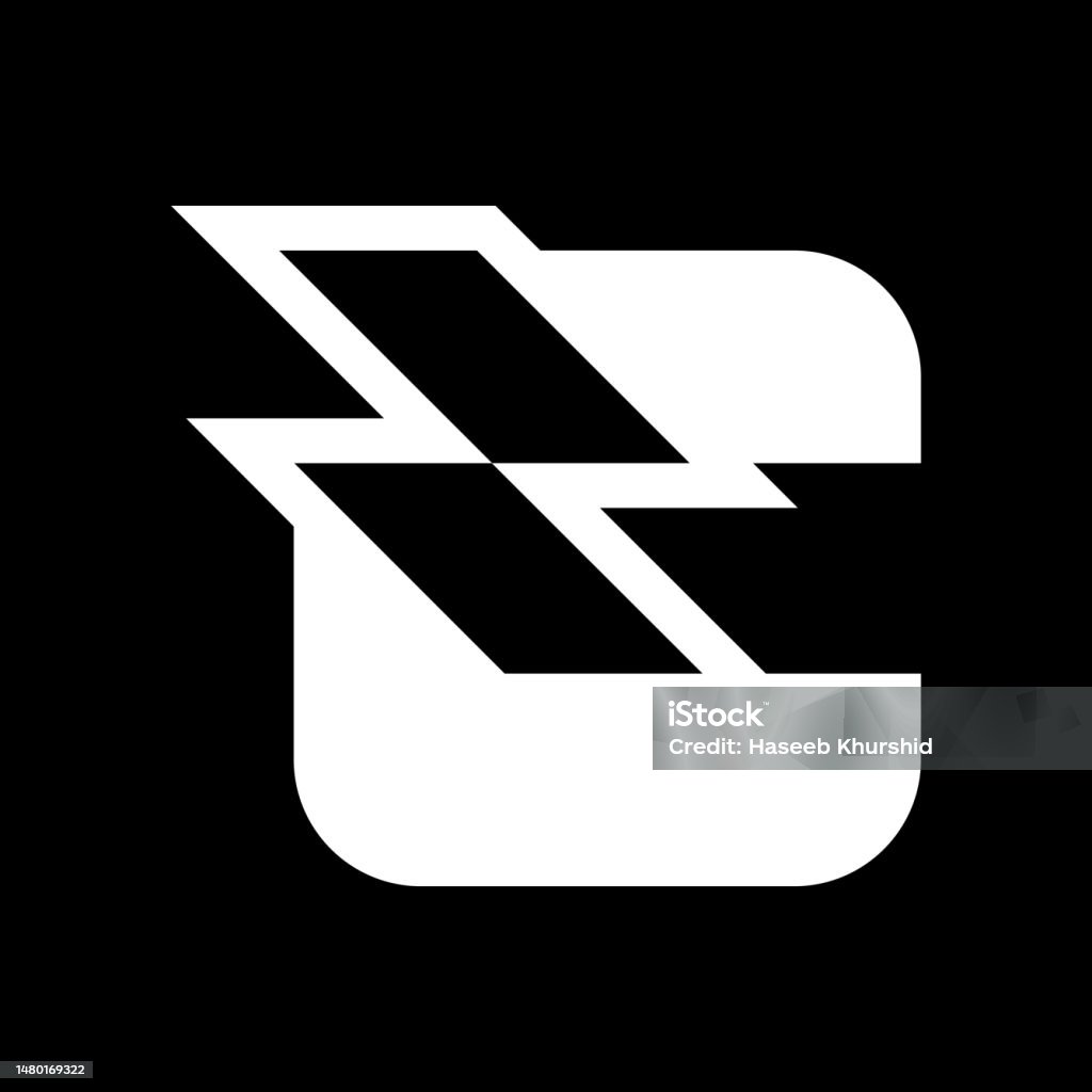 Logo Zc Minimal Icône Dune Lettre Cz Sur Fond De Luxe Idée De Logo