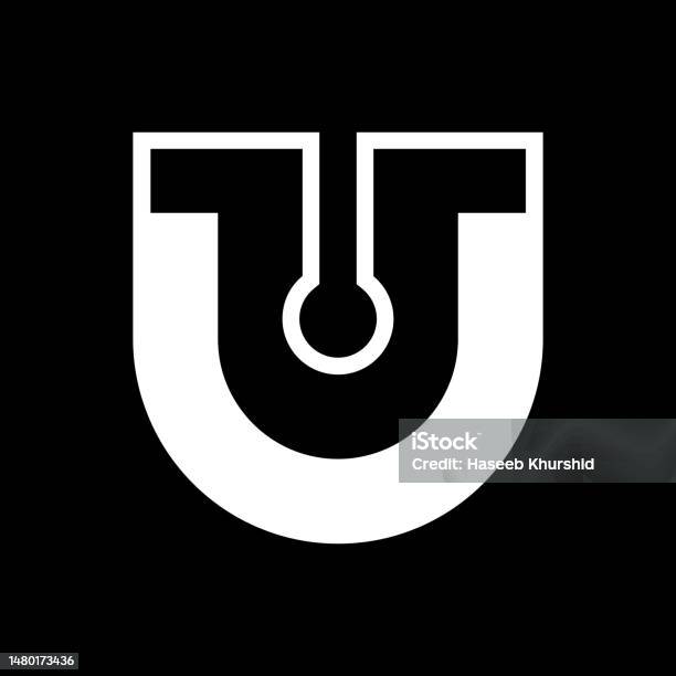 Logo Tu Minimal Ikon Huruf Tu Dengan Latar Belakang Mewah Ide Logo