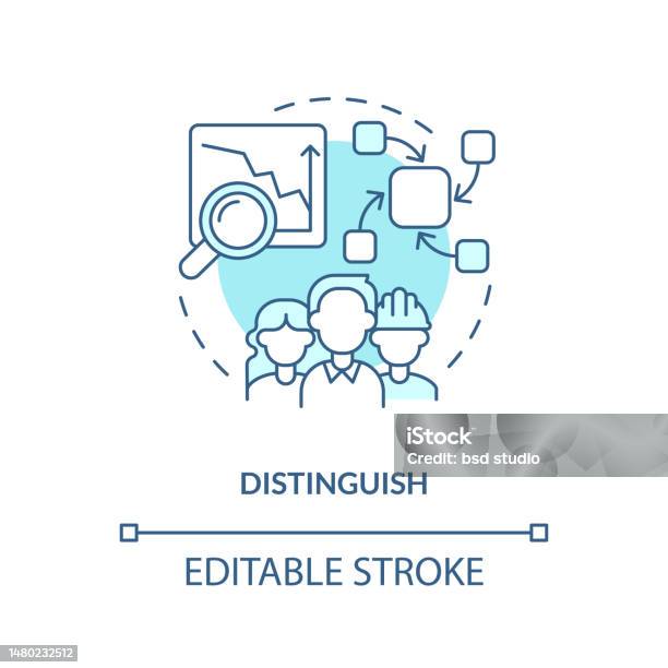 Distinguish Turquoise Concept Icon Stock Illustration - Download Image ... Distinguish Turquoise Concept Icon Stock Illustration - Download Image ...