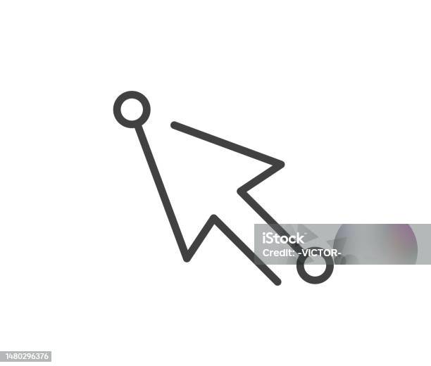 Artificial Intelligence Cursor Line Illustration Stock Illustration ... Artificial Intelligence Cursor Line Illustration Stock Illustration ...