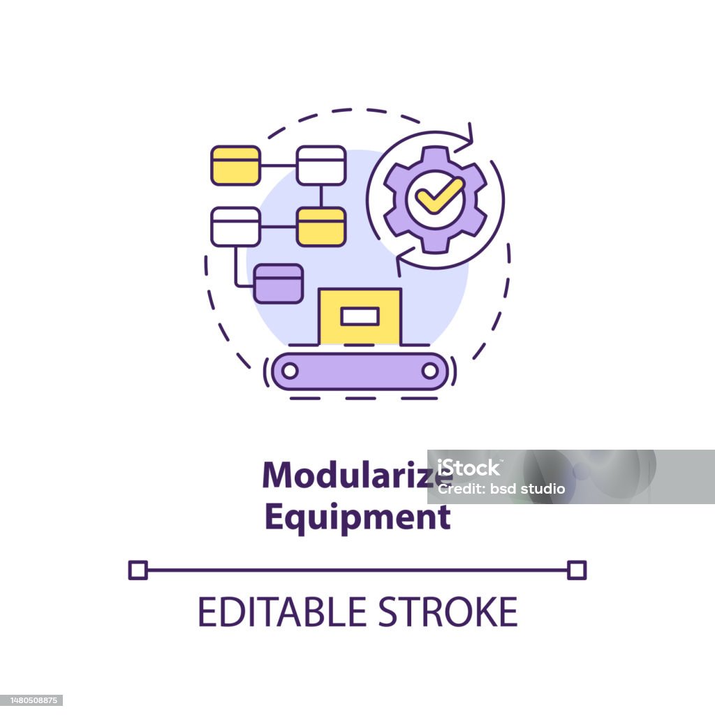 Modularize Equipment Concept Icon Stock Illustration - Download Image ... Modularize Equipment Concept Icon Stock Illustration - Download Image ...