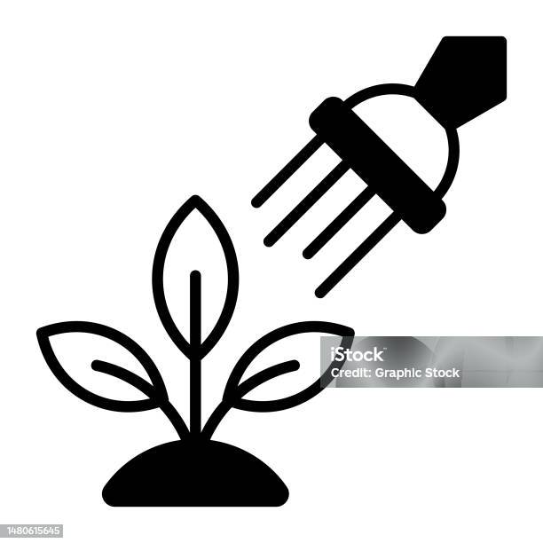 Plantes Darrosage Vectorielles Design Dans Un Style Tendance Icône