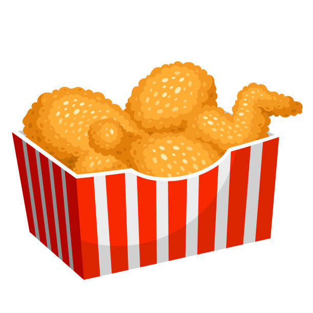Fried Chicken Wing Clipart