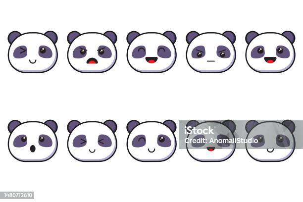 Cute Kawaii Icon Illustration Character Cartoon Vector Face Design