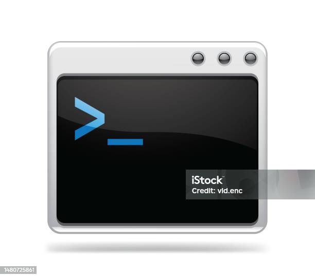 Software Terminal Icon Stock Illustration Download Image Now Coding
