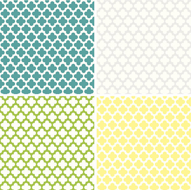 6 700 Quatrefoil Pattern Stock Illustrations Royalty Free Vector