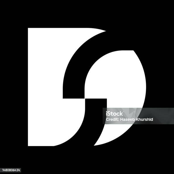 Logo Sd Minimal Icône Dune Lettre Ds Sur Fond De Luxe Idée De Logo