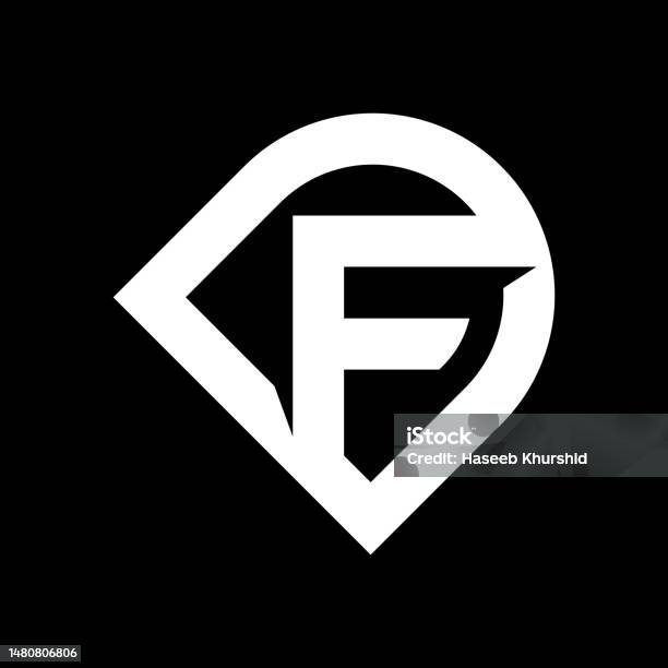 Logo Df Minimal Icône Dune Lettre Fd Sur Fond De Luxe Idée De Logo