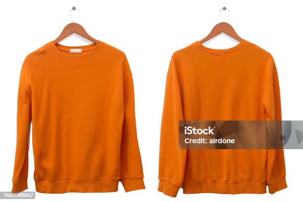 Template Mock Up Kemeja Lengan Panjang Kosong Tampak Depan Dan Belakang