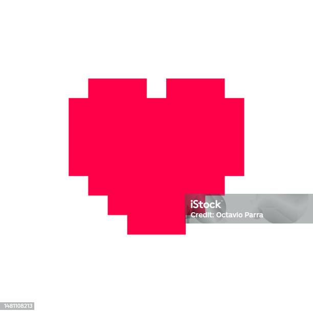 Ilustración de Corazón De Pixel Art Amor Y San Valentín Barra De Vida ... Ilustración de Corazón De Pixel Art Amor Y San Valentín Barra De Vida ...