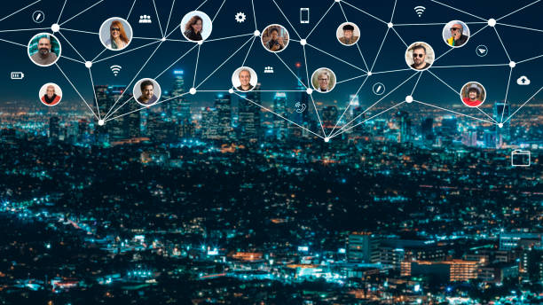 Free Stock Photo of People in a Network Sharing Ideas - Social ...