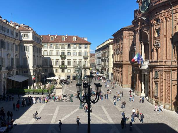 Piazza Carignano in Turin, Italy | Free Stock Image - Barnimages