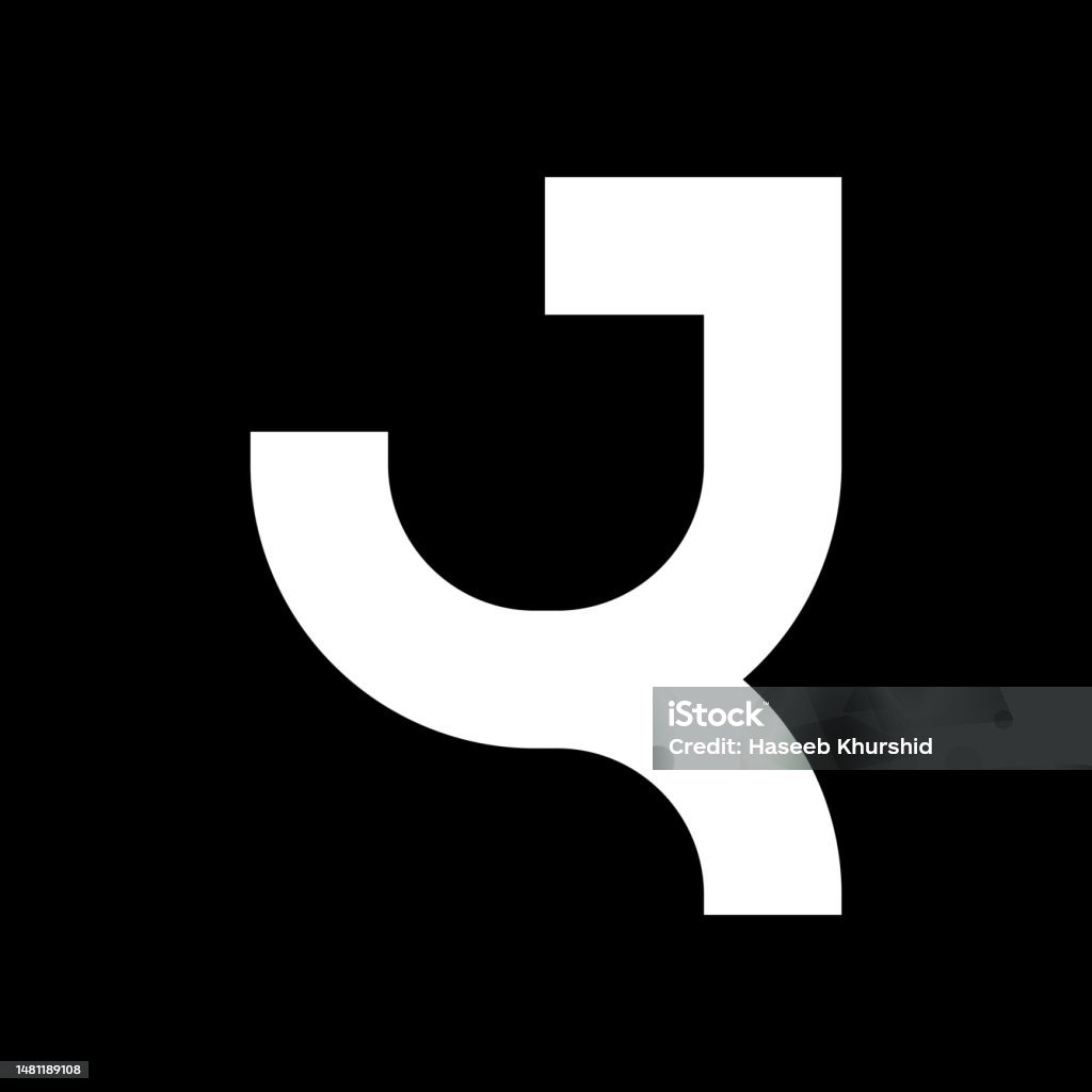 Logo Rj Minimal Icône Dune Lettre Jr Sur Fond De Luxe Idée De Logo