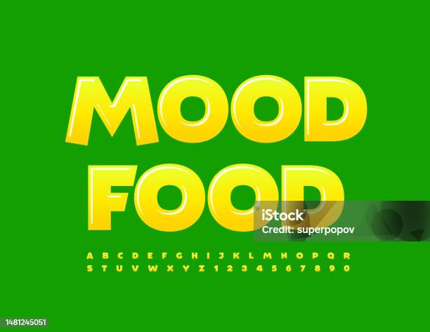 Vektor Cerah Kartu Mood Makanan Set Huruf Dan Angka Alfabet Kreatif ... Vektor Cerah Kartu Mood Makanan Set Huruf Dan Angka Alfabet Kreatif ...