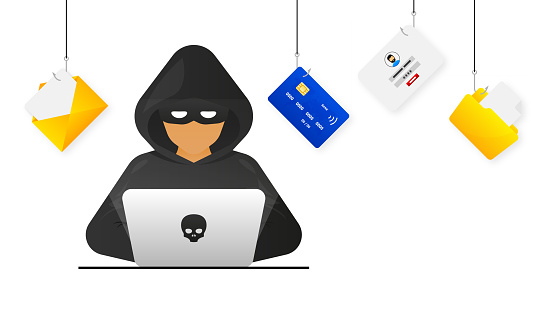 Hacker Cyber Kriminal Dengan Laptop Mencuri Data Pribadi Pengguna ... Hacker Cyber Kriminal Dengan Laptop Mencuri Data Pribadi Pengguna ...