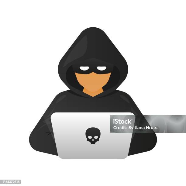Hacker Cyber Kriminal Dengan Laptop Mencuri Data Pribadi Pengguna ... Hacker Cyber Kriminal Dengan Laptop Mencuri Data Pribadi Pengguna ...