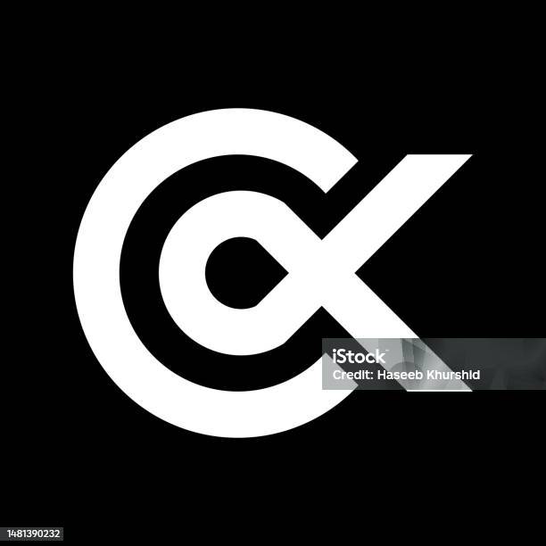 Logo Xc Minimal Icône Dune Lettre Cx Sur Fond De Luxe Idée De Logo