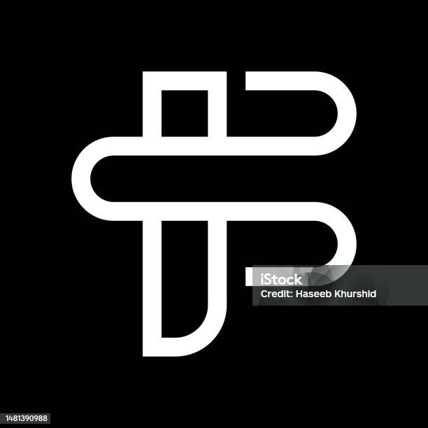 Logo Fb Minimal Icône Dune Lettre Bf Sur Fond De Luxe Idée De Logo