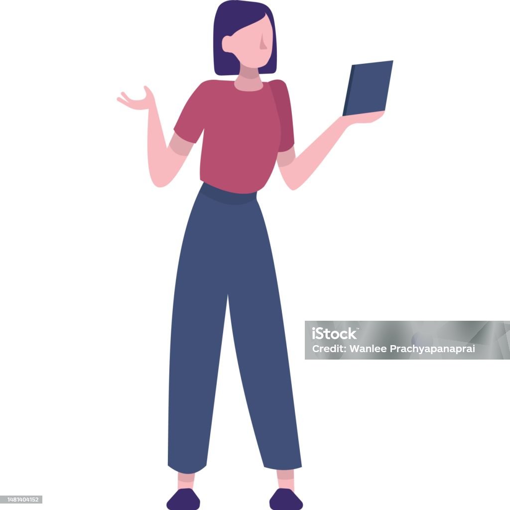 Wifi Usage Icon Woman Using Internet Connection Stock Illustration Download Image Now