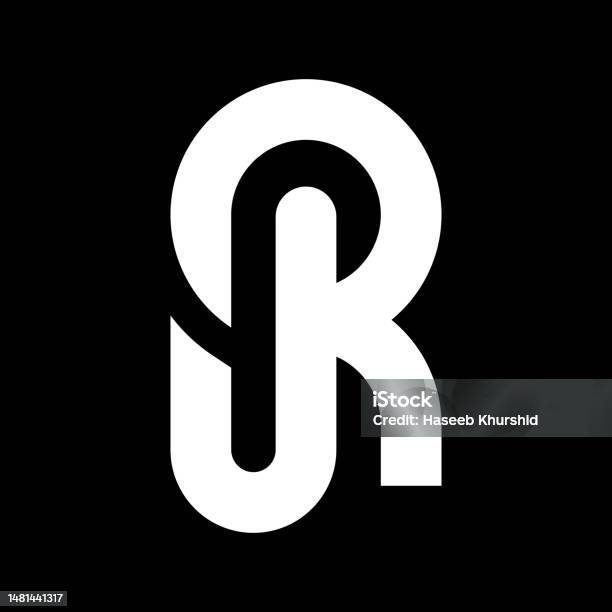 Logo Rj Minimal Icône Dune Lettre Jr Sur Fond De Luxe Idée De Logo