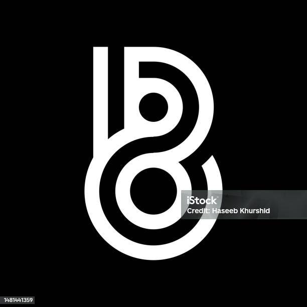 Logo Zb Minimal Icône Dune Lettre Bz Sur Fond De Luxe Idée De Logo