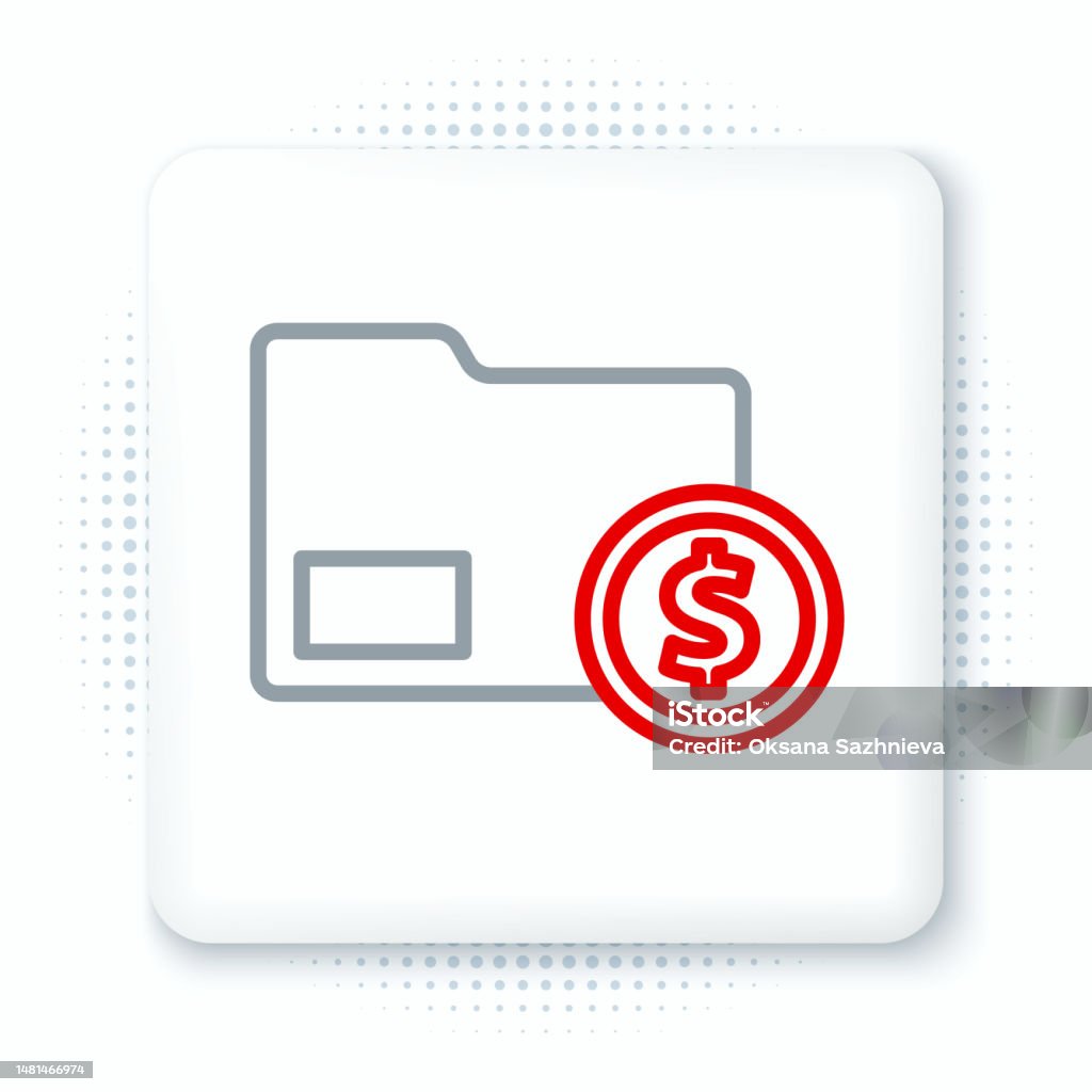 Enveloppe Linéaire Avec Icône De Symbole Dollar De Pièce Isolée Sur