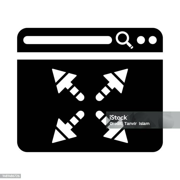 Browser Maximize Window Icon Stock Illustration - Download Image Now ... Browser Maximize Window Icon Stock Illustration - Download Image Now ...