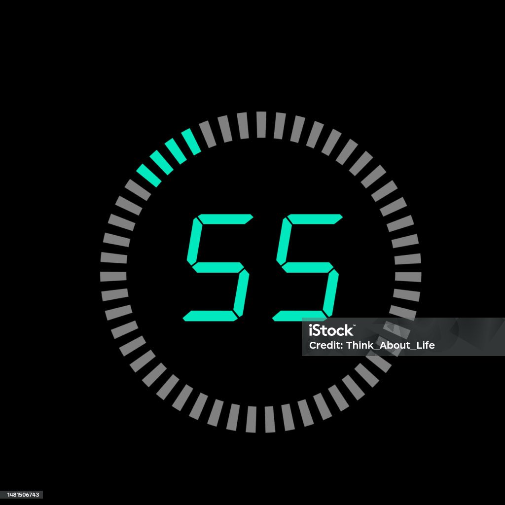 Timer Per Il Conto Alla Rovescia Del Diagramma Pi Digitale Con Sfondo ... Timer Per Il Conto Alla Rovescia Del Diagramma Pi Digitale Con Sfondo ...