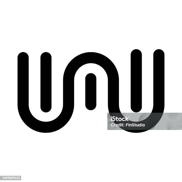 Logo Wm Initial Innovant Professionnel Et Logo Mw Lettre Wm Ou Mw
