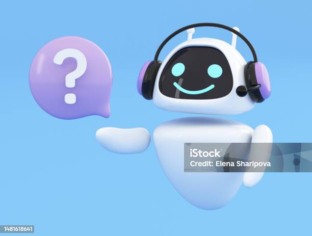 Photo Libre De Droit De Chatbot Dintelligence Artificielle Tenant Un