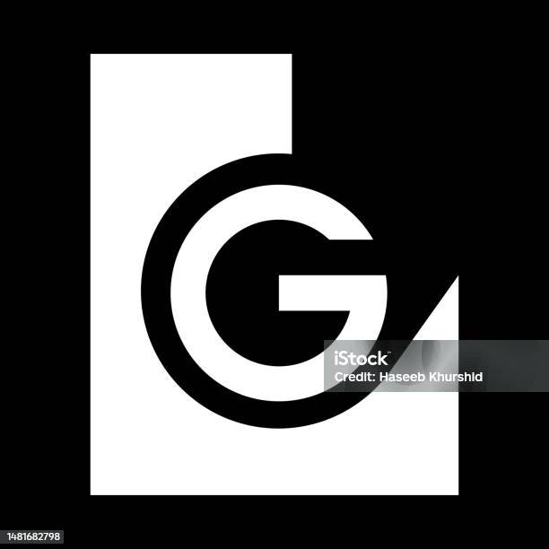Logo Gl Minimal Icône Dune Lettre Lg Sur Fond De Luxe Idée De Logo