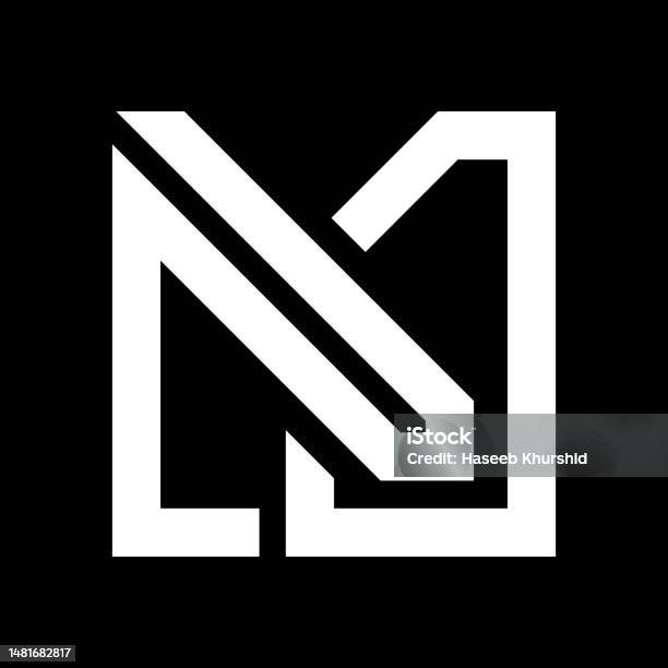 Logo Zm Minimal Icône Dune Lettre Zm Sur Fond De Luxe Idée De Logo