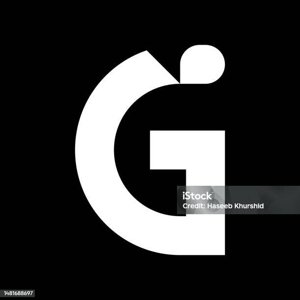 Logo Gi Minimal Icône Dune Lettre Ig Sur Fond De Luxe Idée De Logo
