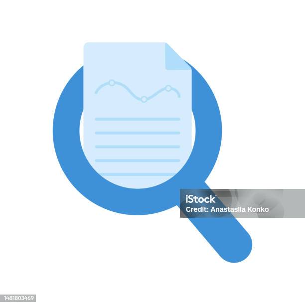 Analyse Von Audit Review Oder Business Document Vector Flat Cartoon ... Analyse Von Audit Review Oder Business Document Vector Flat Cartoon ...