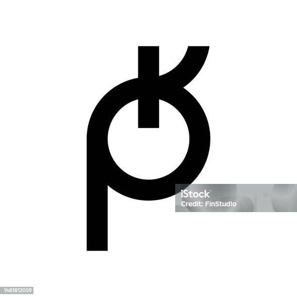 Logo Kp Initial Innovant Professionnel Et Logo Pk Lettre Kp Ou Pk