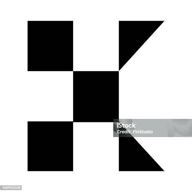 Logo Hk Initial Innovant Professionnel Et Logo Kh Lettre Hk Ou Kh