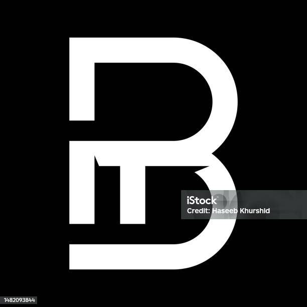 Logo Bf Minimal Icône Dune Lettre Fb Sur Fond De Luxe Idée De Logo