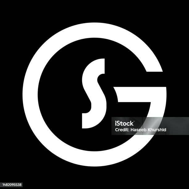 Logo Sg Minimal Icône Dune Lettre Gs Sur Fond De Luxe Idée De Logo