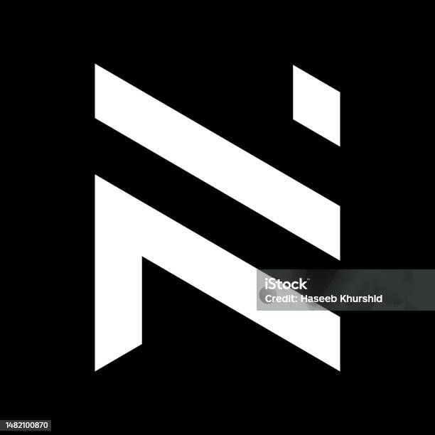 Logo Nl Minimal Icône Dune Lettre Ln Sur Fond De Luxe Idée De Logo