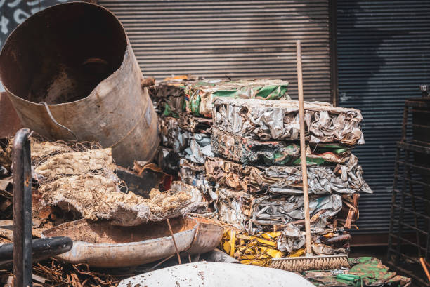 Free Stock Photo of Used medical mask in Waste recycling plants during ...